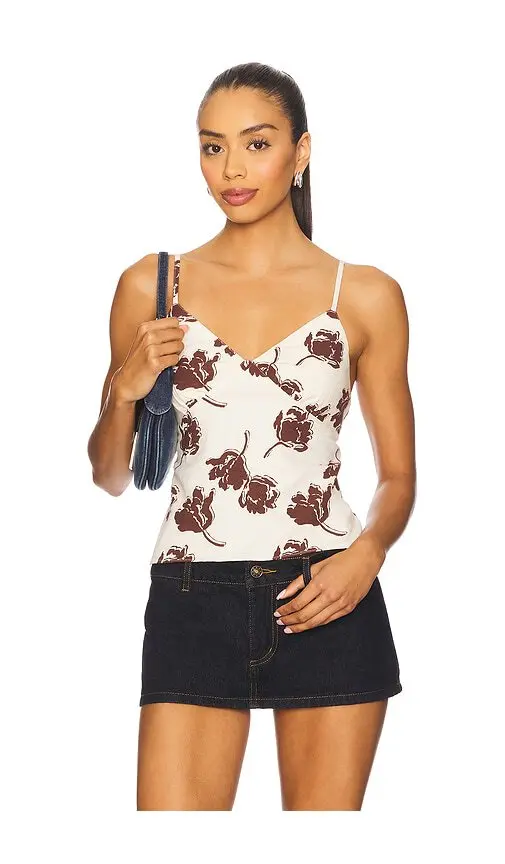 Free People X Susie Printed Top - Bittersweet Combo
