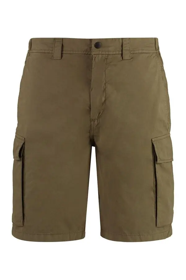 Woolrich Cotton Bermuda Shorts - Green