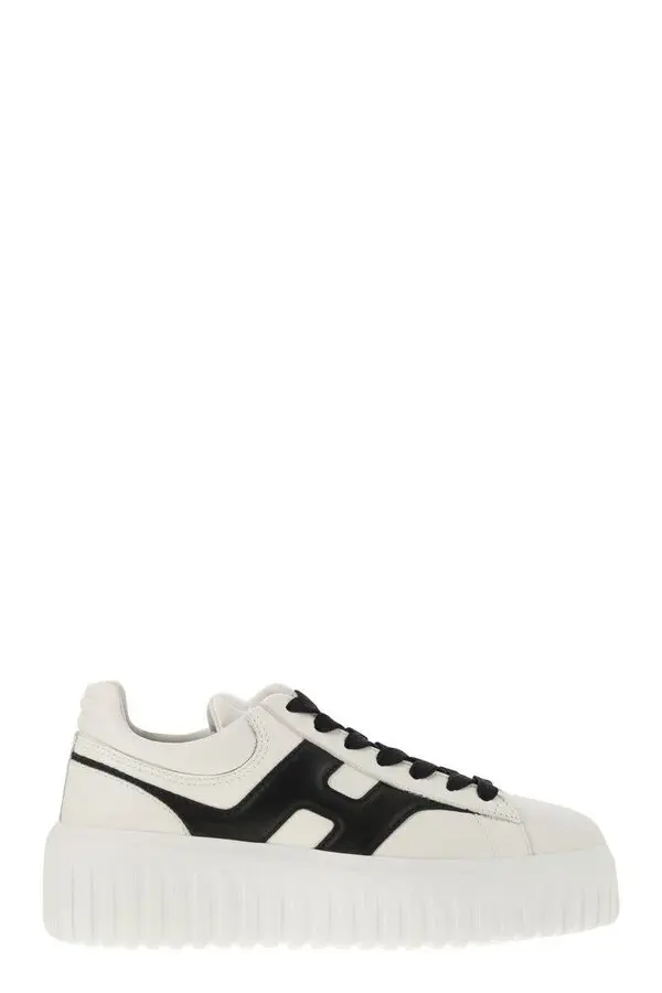 Hogan H-stripes Leather Sneakers - Multicolor
