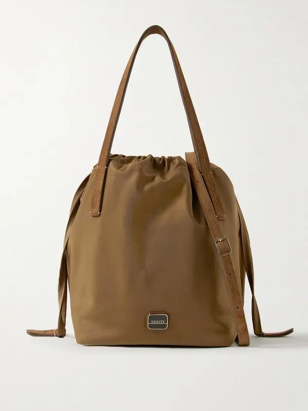 Khaite Rory Bucket Bag - Green