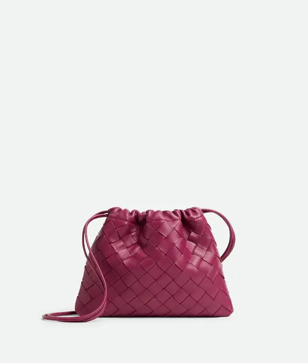 Bottega Veneta Intrecciato Leather Pouch - Cinnabar