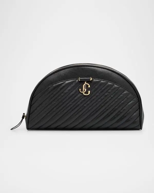 JIMMY CHOO Avenue Quilted Leather Pouch