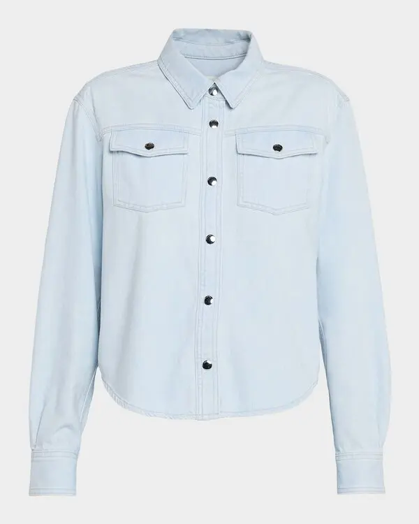 FRAME The Mainstay Shirt - Misty