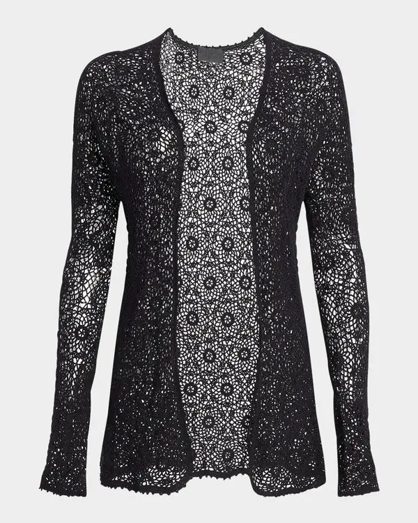 NILI LOTAN Stacy Lacey Open Cardigan
