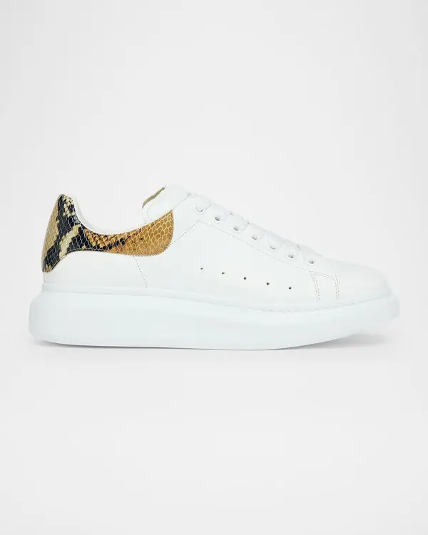 Alexander McQueen Oversized Leather Low-top Sneakers