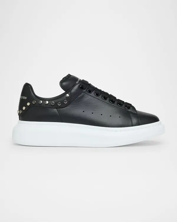 Alexander McQueen Oversized Studded Leather Low-top Sneakers