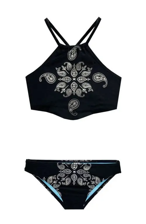 LIMEAPPLE Printed Tankini Swimsuit