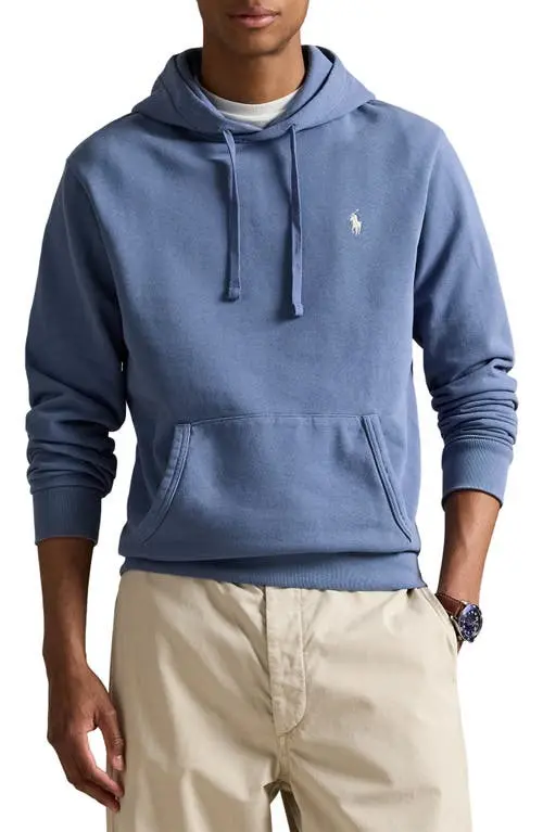 Ralph Lauren Cotton French Terry Hoodie - Capri Blue