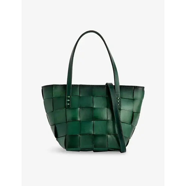 Dragon Diffusion Japan Mini Leather Tote Bag - Forest