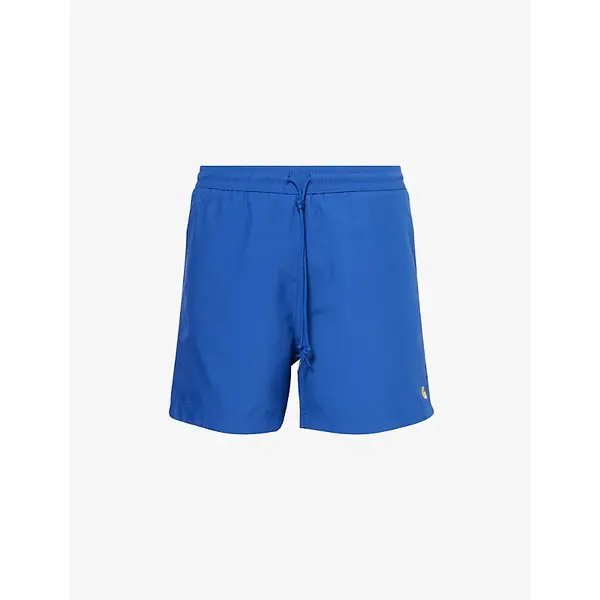 Carhartt Work In Progress Regular-fit Swim Shorts - Wolfsbane / Gold