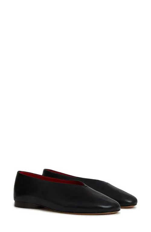 MANSUR GAVRIEL Glove Flat - Black/ Flamma