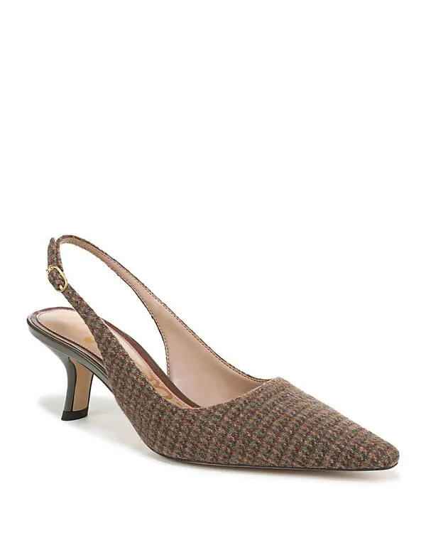 Sam Edelman Bianka Slingback Pumps - Brown Multi