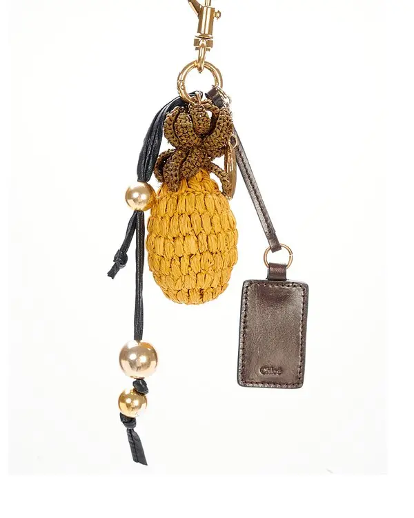 Chloé Pineapple Bag Charm - Sunset Yellow