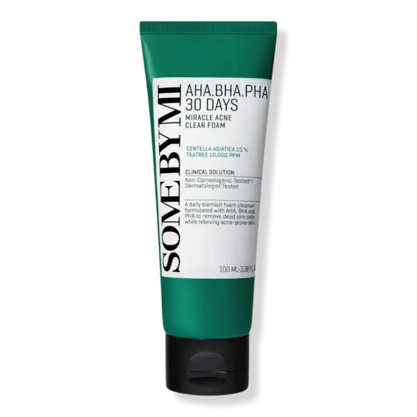 SOME BY MI Aha Bha Pha 30 Days Miracle Acne Cleansing Foam - One-color