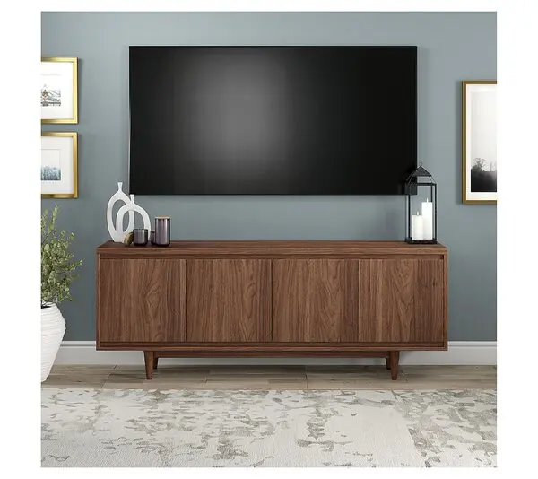 HUDSON&CANAL Aelin Rectangular Tv Stand For Tv's Up To 75