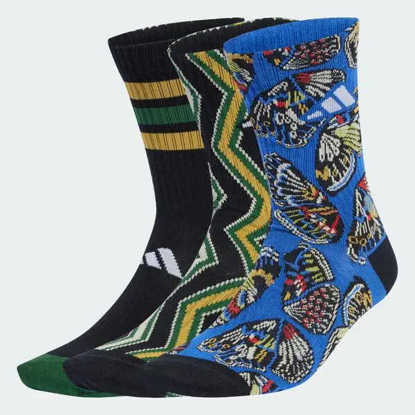 Adidas Farm 3 Pairs Per Pack Socks - Multicolor / Multicolor / Black