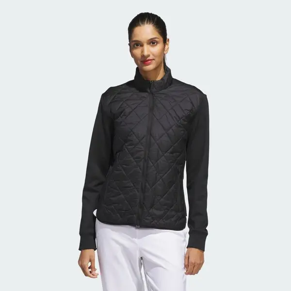 Adidas Ultimate365 Quilted Full-zip Jacket - Black