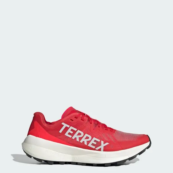 Adidas Terrex Agravic Speed Trail Running Shoes - Pure Ruby / Grey One / Lucid Red