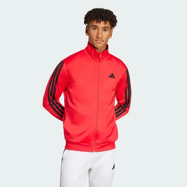 Adidas 3-stripes Tricot Track Jacket - Pure Ruby