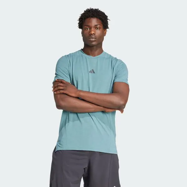 Adidas Designed For Training Workout Tee - Preloved Teal