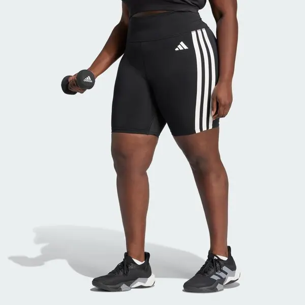 Adidas Optime Essentials 3-stripes Short Leggings