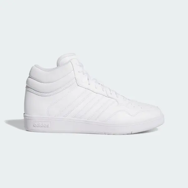 Adidas Hoops 4.0 Mid Sneakers - Cloud White / Cloud White / Core Black