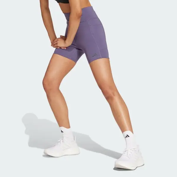 Adidas Own The Run Short Leggings - Preloved Violet