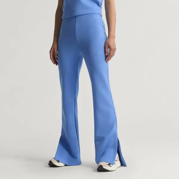 Adidas Soft Lux Flared Pants - Blue Fusion