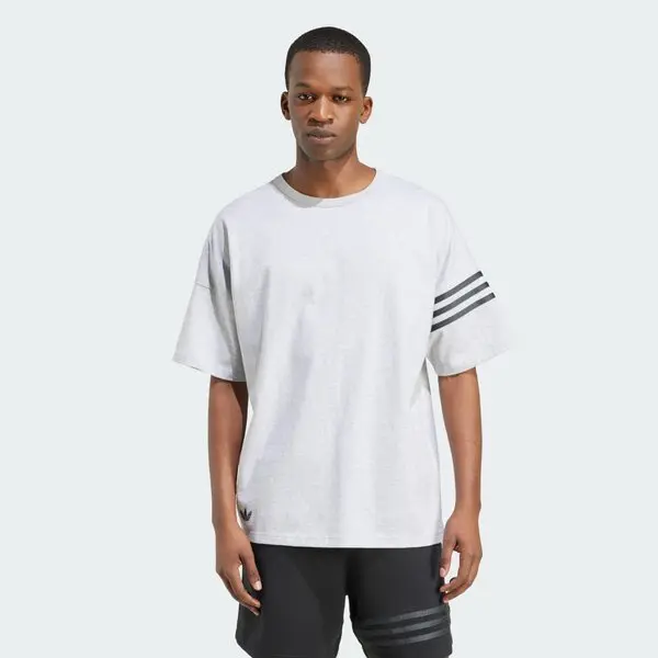 Adidas Neuclassics Tee - Light Grey Heather
