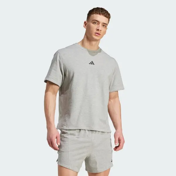 Adidas D4t X Tee - Medium Grey Heather