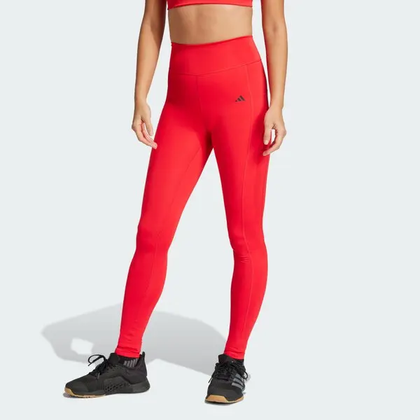 Adidas Optimé Full-length Leggings - Pure Ruby