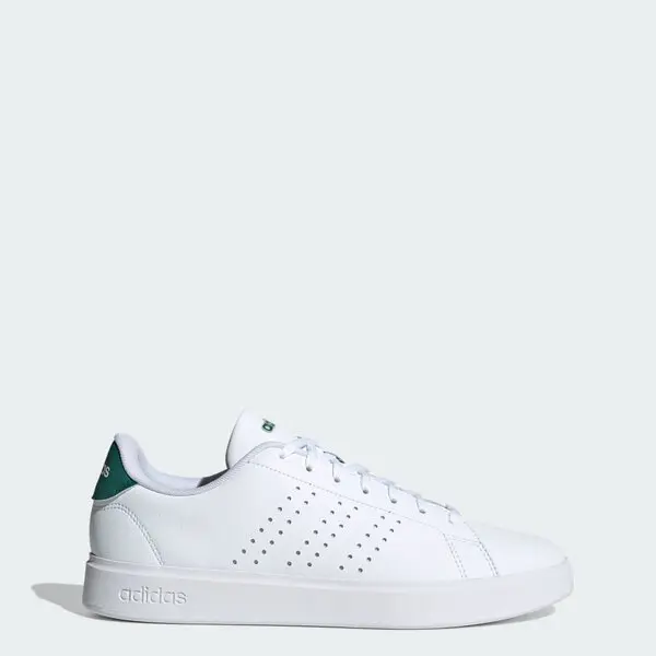 Adidas Advantage 2.0 Sneakers - Cloud White / Core Black / Collegiate Green