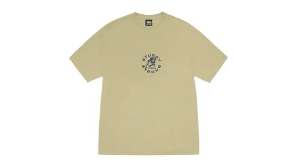 StÜssy Strong Mac Pigment Dyed Tee Shirt - Elm