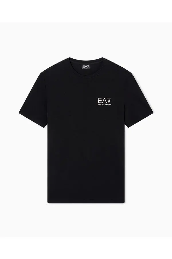 Emporio Armani Gold Label Short-sleeved T-shirt In A Viscose Blend