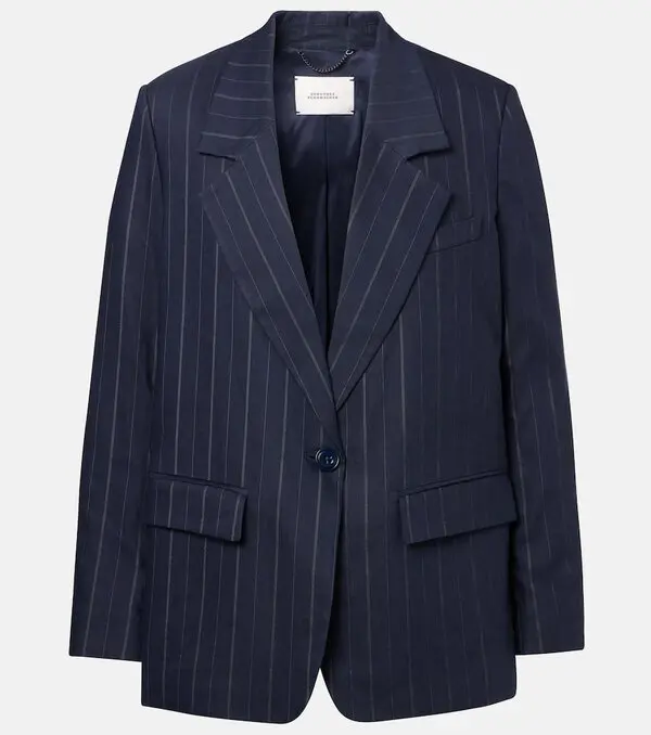 Dorothee Schumacher Linen-blend Blazer - Blue