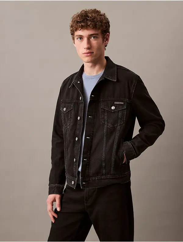Calvin Klein Classic Trucker Jacket - Black