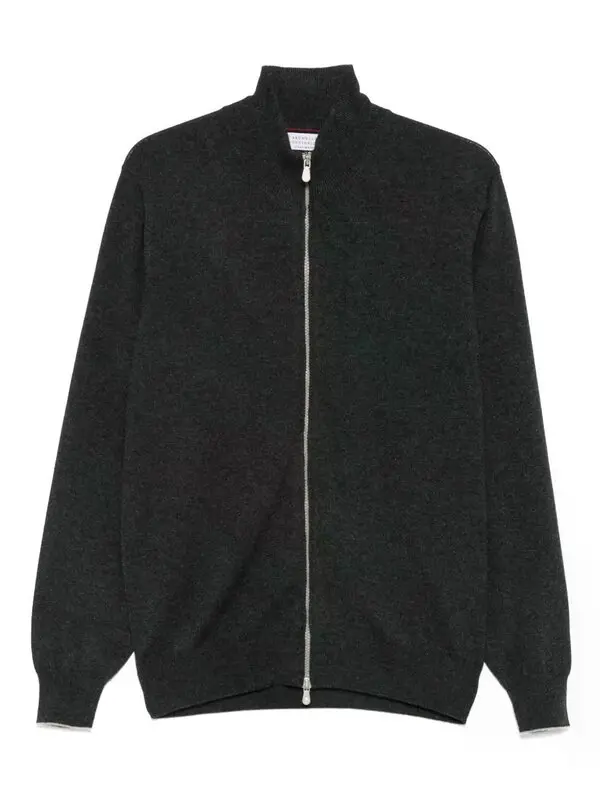 Brunello Cucinelli Cashmere Cardigan - Grey