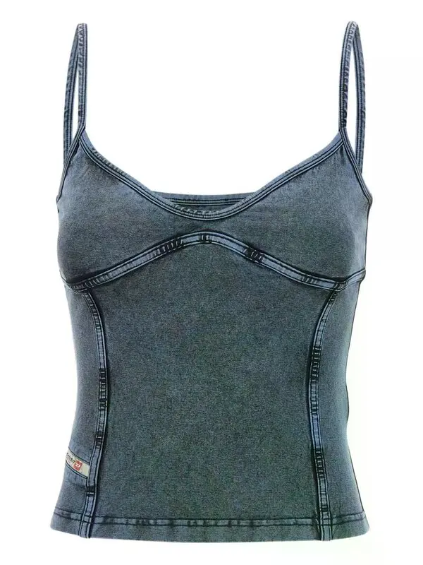 Diesel Denim Corset Top - Blue