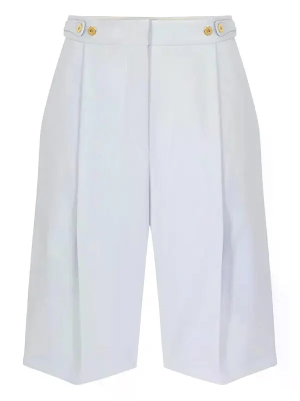 Elisabetta Franchi Pleated High-waist Shorts