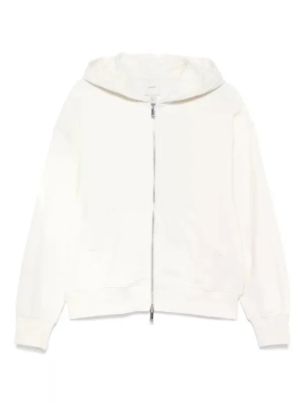 Calvin Klein Cotton Zip-up Hoodie - Neutrals