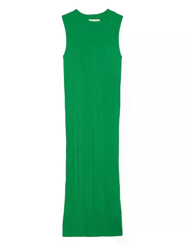 Marc O'polo Ribbed Sleeveless Midi Dress - Green