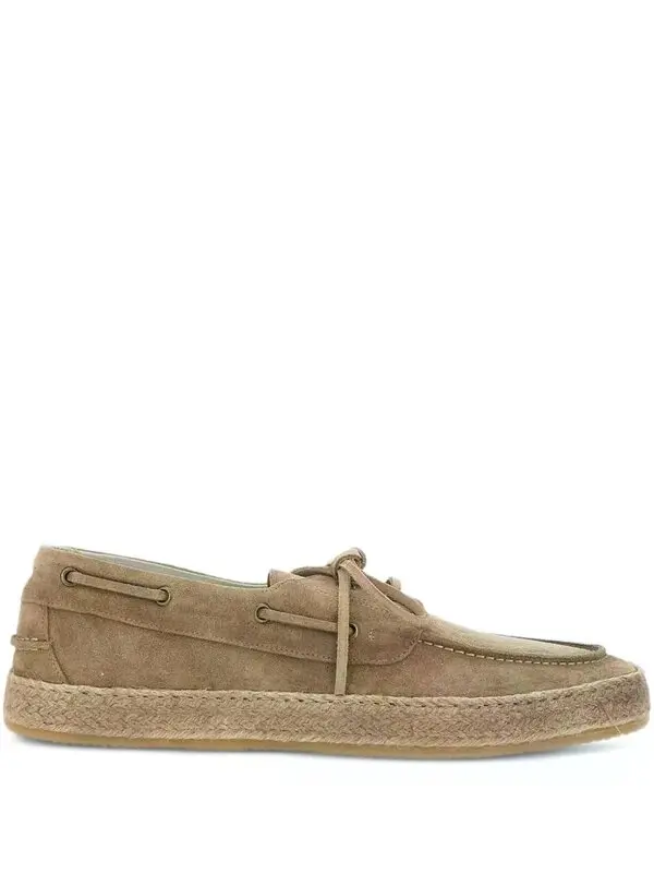 CORVARI 1933 Velour Loafers - Neutrals