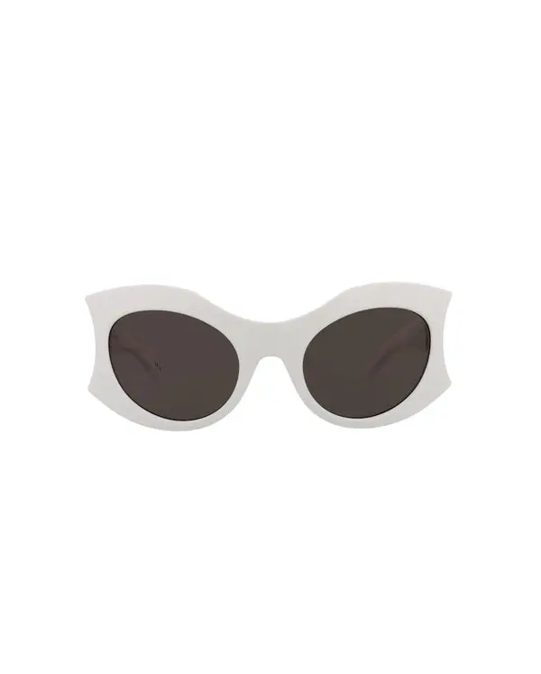 Balenciaga Cat Eye Bio Injection Sunglasses - White/grey (bb0256s