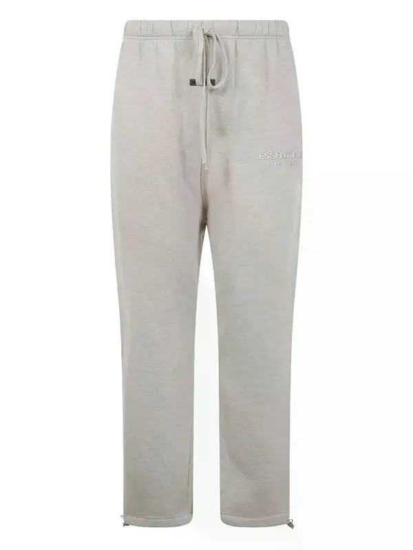 Fear Of God Embroidered-logo Sweatpants - Grey