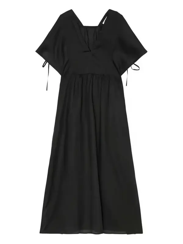 Marc O'polo Tie-detail Short-sleeved Midi Dress