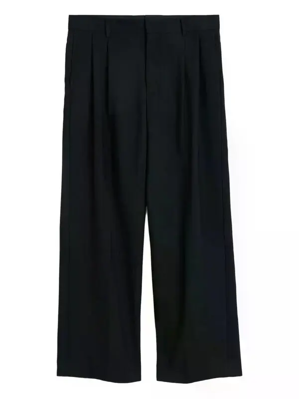 SUNFLOWER Pleated Trousers - Black