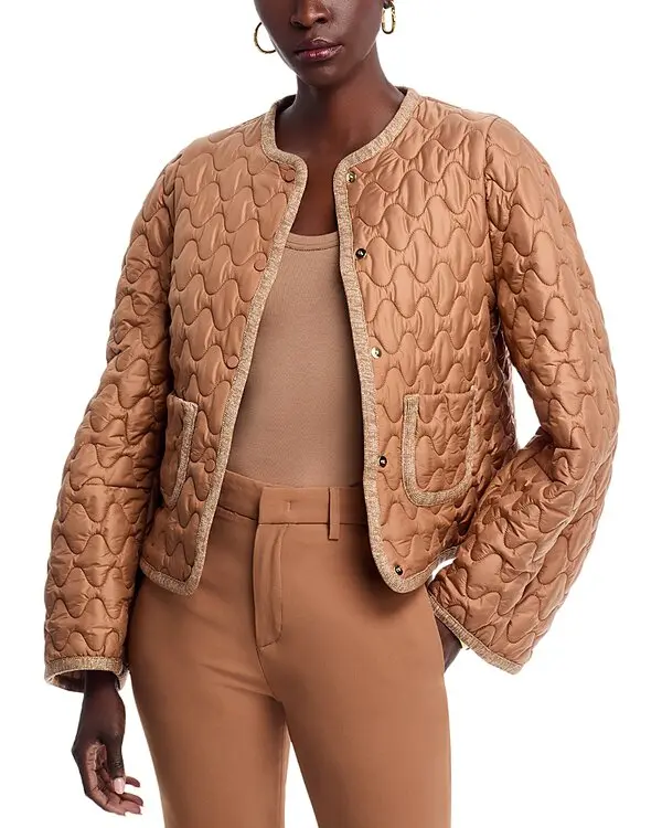 Fabiana Filippi Crewneck Quilted Jacket