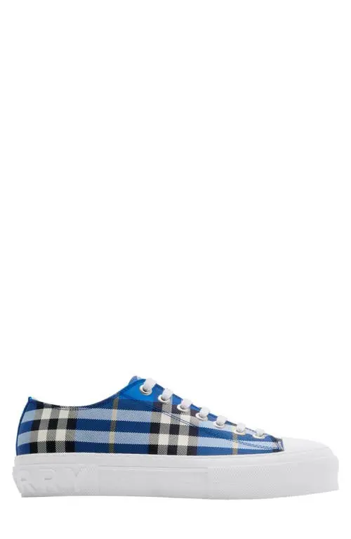 Burberry Check Low Top Sneakers - Hyacinth