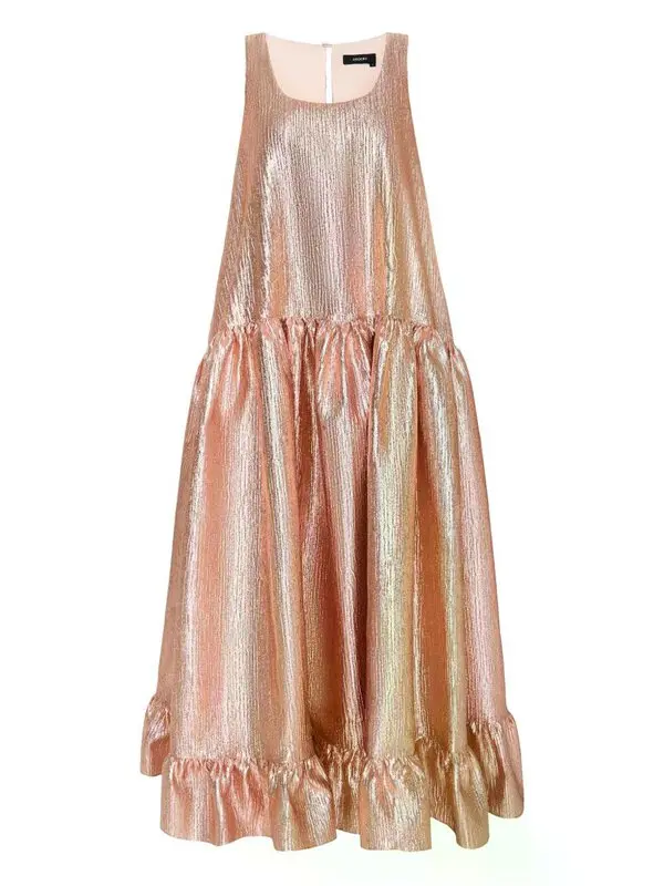 ANOUKI Metallic Flared Dress