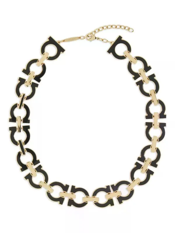 FERRAGAMO Logo-link Necklace - Gold
